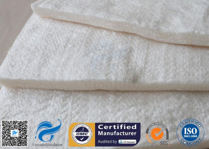 25mm 1200℃ White Fiberglass Needle Mat High Silica Heat Insulation Blanket