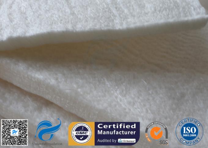 High Silica Fiberglass Needle Mat 25MM 130KG 1260℃ Thermal Insulation 96%