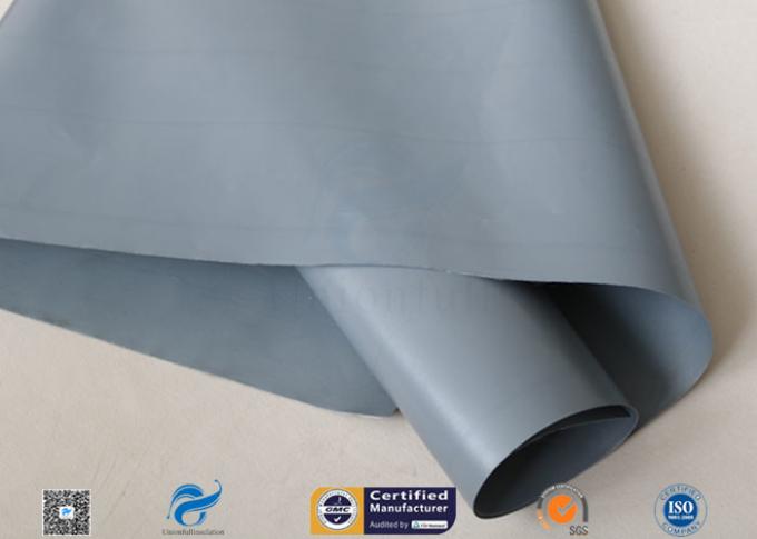 0.3mm PVC Coated Fibreglass Fabric For Fire Blanket Fire Resistant Curtain