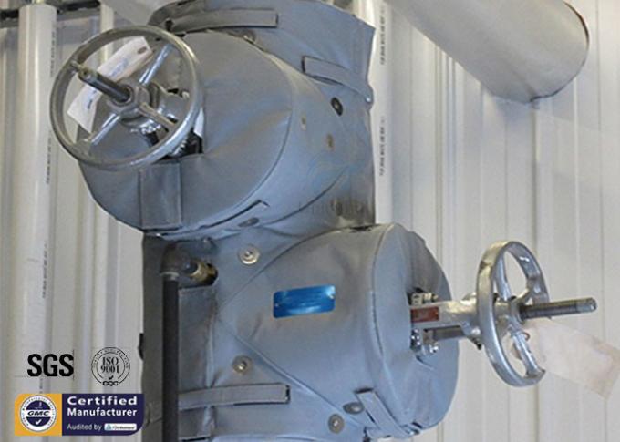 Non Asbestos 300℃ Butterfly Valve Gate Valve Gray Removable Insulation ...