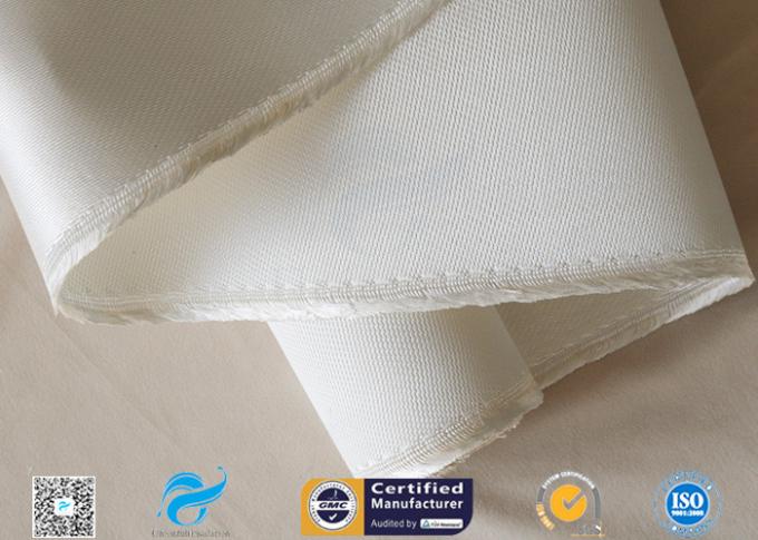 Asbestos Free Satin Weave Silica Fabric Thermal Insulation 37oz High ...